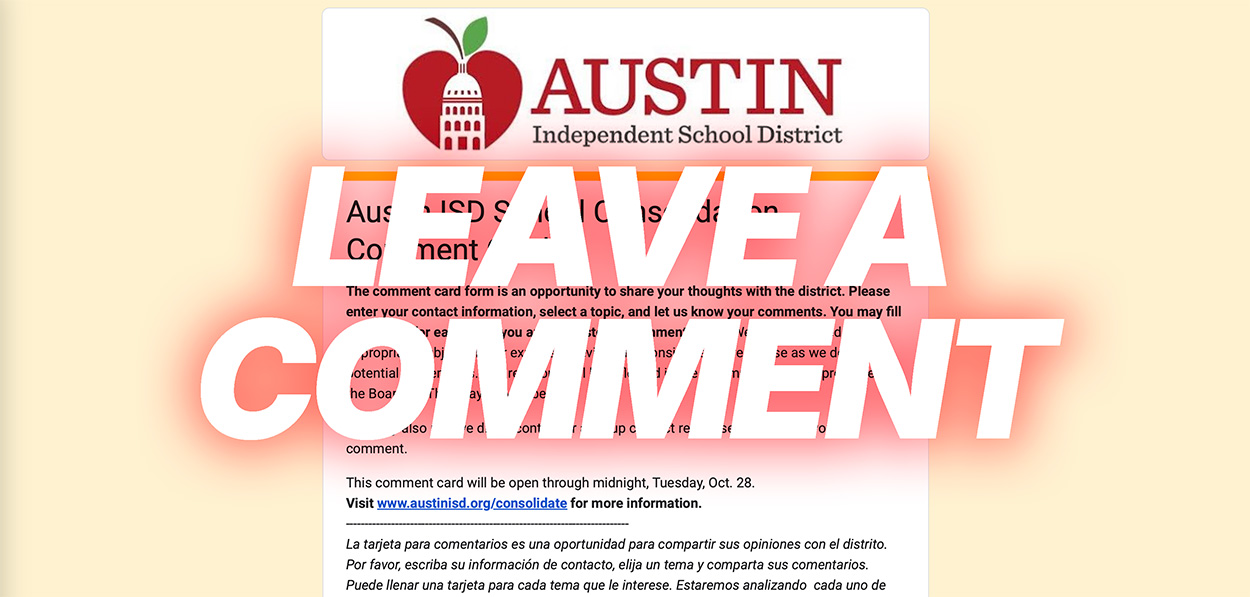 Keep Western Oaks Together | Save Our SW Austin Schools